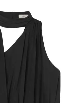 A.L.C. Celeste Silk Top - Black