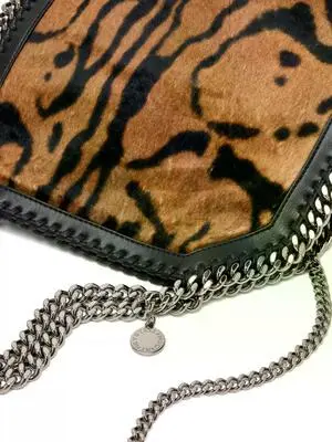Stella McCartney Mini Falabella Tiger-print Tote Bag - Brown