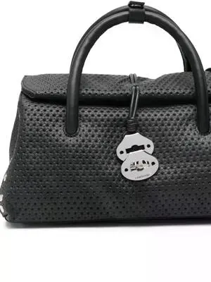 ZANELLATO Dotta Casa Venissa Textured Tote Bag - Black
