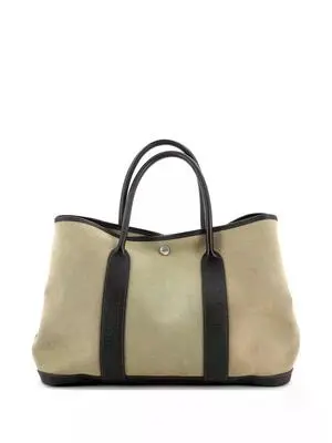Hermès Garden Party Toile And Leather 36 Tote Bag