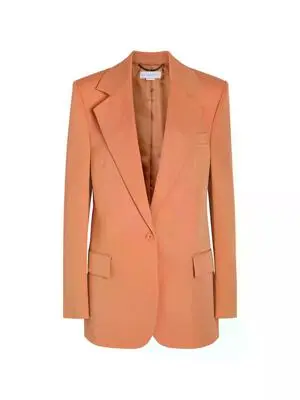 Stella McCartney Notched-lapel Single-breasted Blazer - Orange
