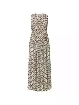 Ulla Johnson Kamaria Smocked Sleeveless Dress - Neutrals
