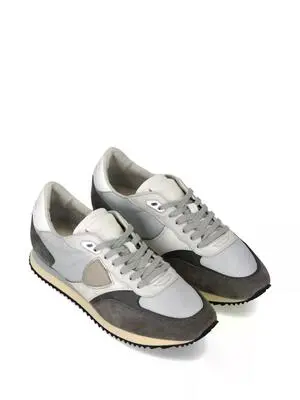 Philippe Model Leather Panelled Sneakers
