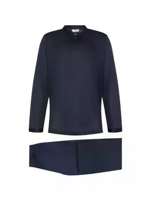 Frette Banded-collar Pajamas
