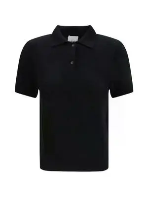 ALLUDE Cashmere Polo Top