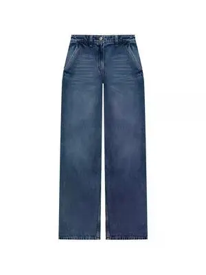 Magda Butrym Belt Loops Jeans - Blue