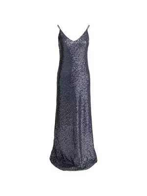 SEMPER Sequin V-neck Maxi Dress