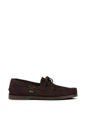 Paraboot Leather Boat Shoes - Brown