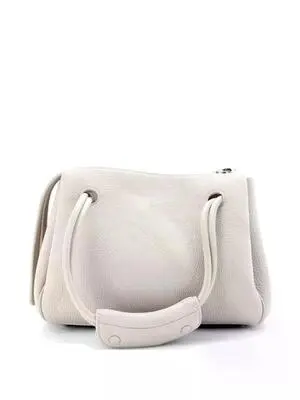 Loewe Madrid Leather Small Shoulder Bag - White