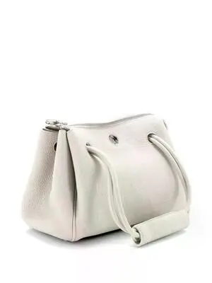 Loewe Madrid Leather Small Shoulder Bag - White