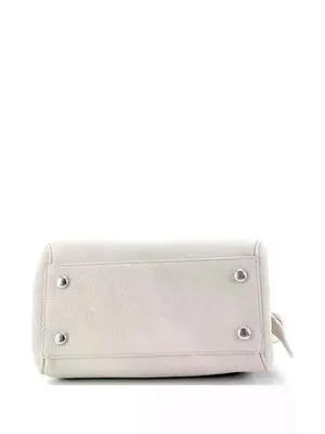 Loewe Madrid Leather Small Shoulder Bag - White