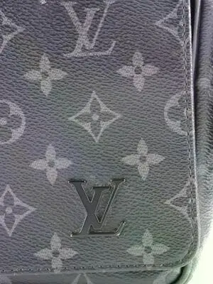 LOUIS VUITTON District Messenger Bag Monogram Eclipse Canvas Pm