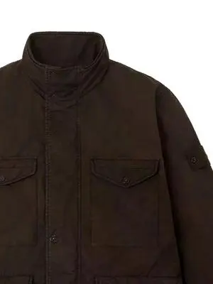 Stone Island Flap-pocket Jacket With Compass Badge