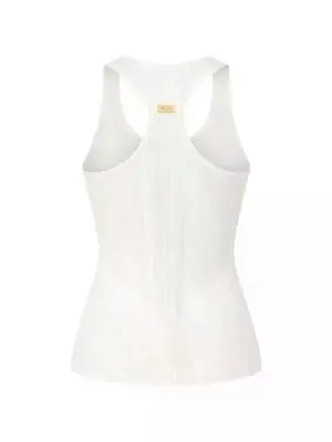 Elisabetta Franchi Ribbed Snap-button Top