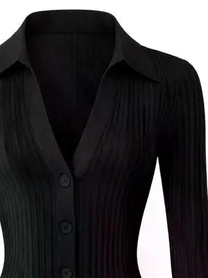 Alexis Olena Bell-sleeve Cardigan - Black