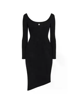 Givenchy 4g Asymmetric Midi Dress