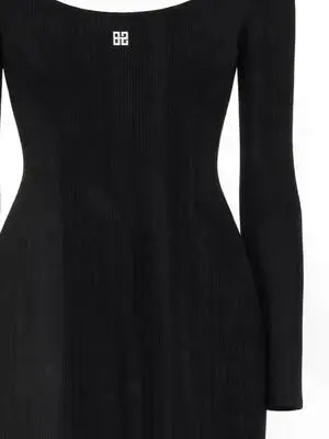 Givenchy 4g Asymmetric Midi Dress