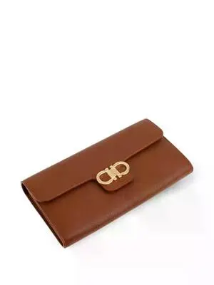 FERRAGAMO Gancini Wallet With Shoulder Strap