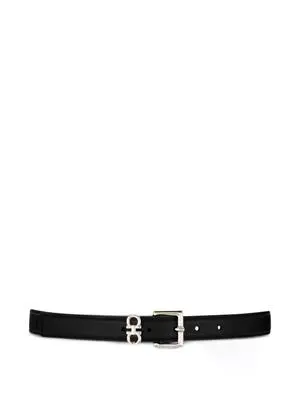 FERRAGAMO Fixed Belt With Golden Hardware