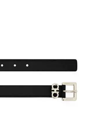 FERRAGAMO Fixed Belt With Golden Hardware