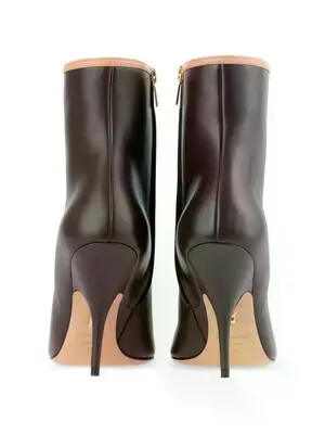 FERRAGAMO Pointed Ankle Boots With Bow Detail