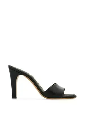 FERRAGAMO High Heeled Slide - Black