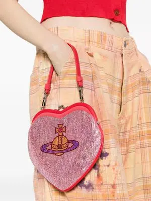 VIVIENNE WESTWOOD Belle Heart-frame Tote - Red
