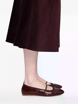 A.p.c. Swan Ballet Flats - Red