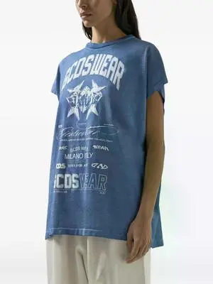 Gcds Printed Sleeveless T-shirt