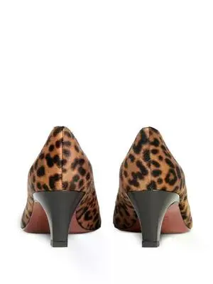 Roberto Festa Falira Leopard-print Heel Pumps - Brown