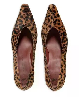 Roberto Festa Falira Leopard-print Heel Pumps - Brown
