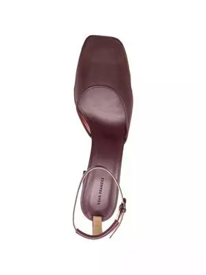 Dear Frances Felice Square Toe Ankle Strap Pumps