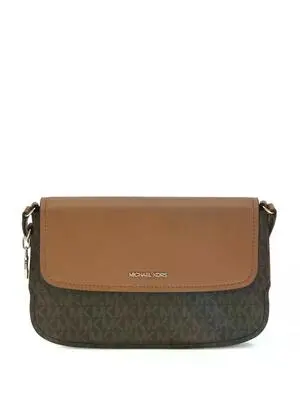 Michael Kors Logo-pattern Crossbody Bag - Brown