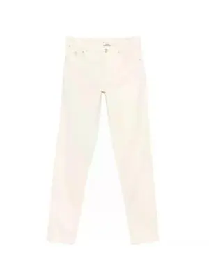 Brunello Cucinelli Logo-embroidered Trousers - Yellow