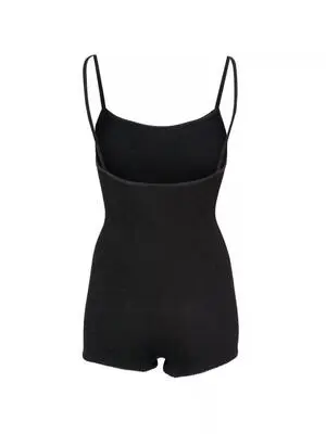 Hunza G Pamela Romper Spaghetti Strap Swimsuit