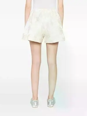 Simone Rocha Elasticated Rose Shorts