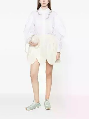 Simone Rocha Draped Sleeve Shirt