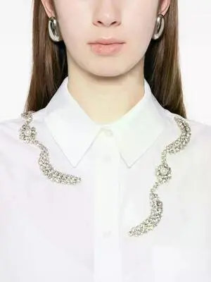 Simone Rocha Draped Sleeve Shirt