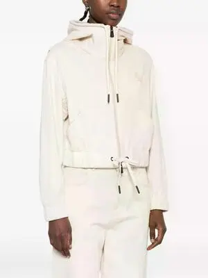 Moncler Zip-up Hoodie - Neutrals
