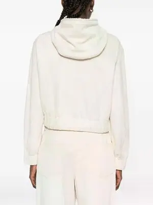 Moncler Zip-up Hoodie - Neutrals