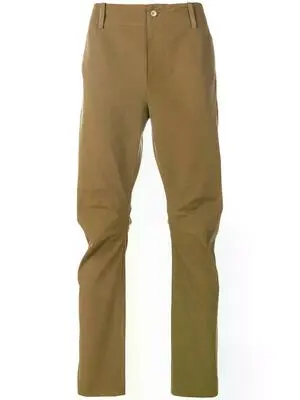 UMA WANG Tapered Leg Chino Trousers - Brown