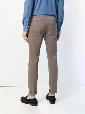 BRIGLIA 1949 Slim Chino Trousers - Brown