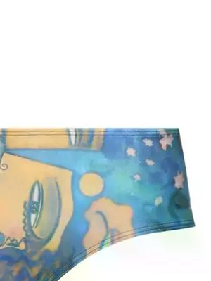 DONDE ESTEBAN Printed Bikini Bottom