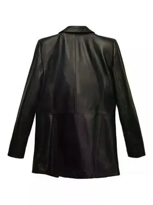AME.M Double-breasted Leather Jacket