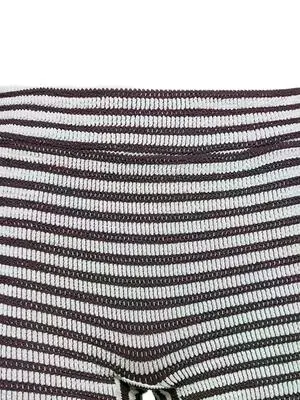 Bond Eye Dom Striped Shorts - Brown