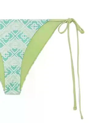 Casablanca Monogram String Bikini Bottom