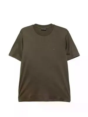Emporio Armani Travel Essential Lyocell-blend Jersey T-shirt - Green