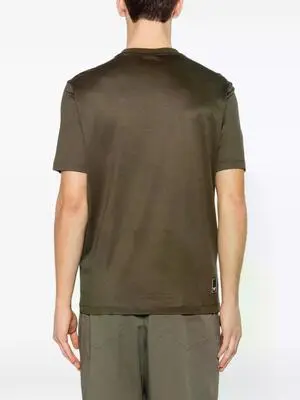 Emporio Armani Travel Essential Lyocell-blend Jersey T-shirt - Green