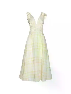 Rosie Assoulin Bow-embellished Midi Dress - White