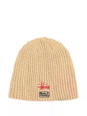StÜssy Waffle Built Tough Skullcap Beanie Hat - Neutrals